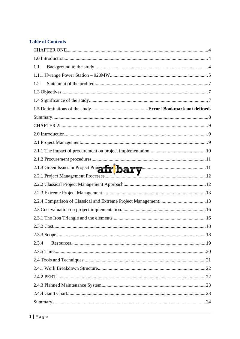 AN ANALYSIS ON THE EFFECTIVENESS OF PROJECT MANAGEMENT IN POWER PLANT ...