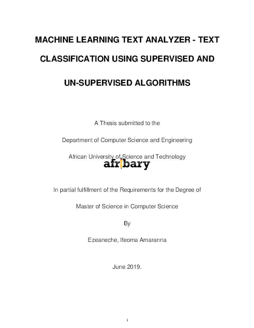 Machine Learning Text Analyzer Text Classification Using Supervised 6765